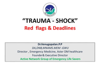 Management of Shock in acute trauma setting | PPTX