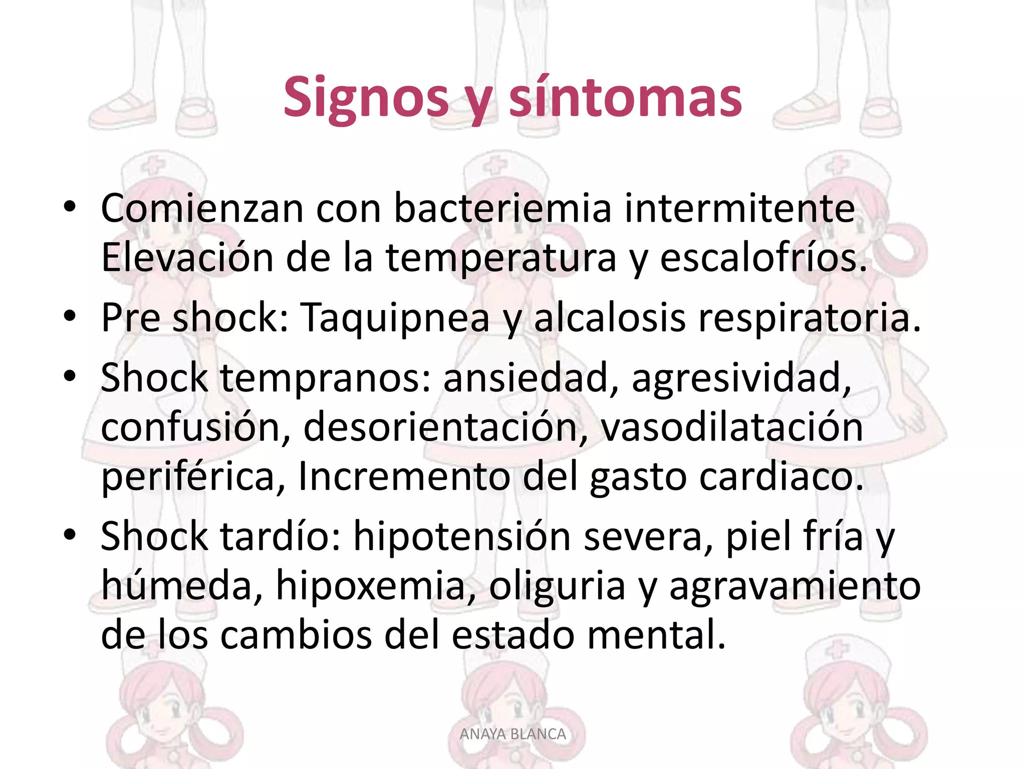 Shock por sepsis obstetrica | PPT