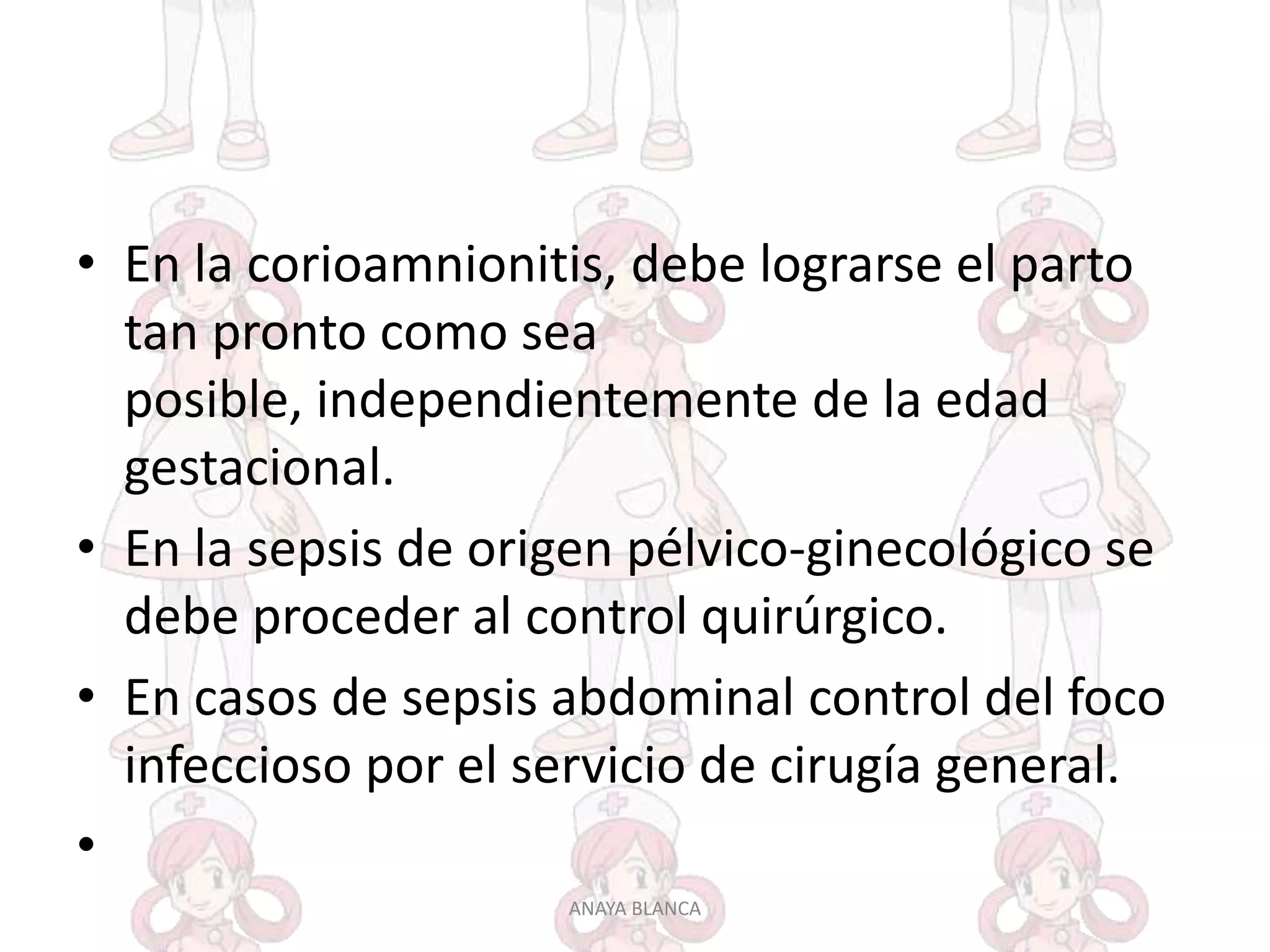 Shock por sepsis obstetrica | PPT
