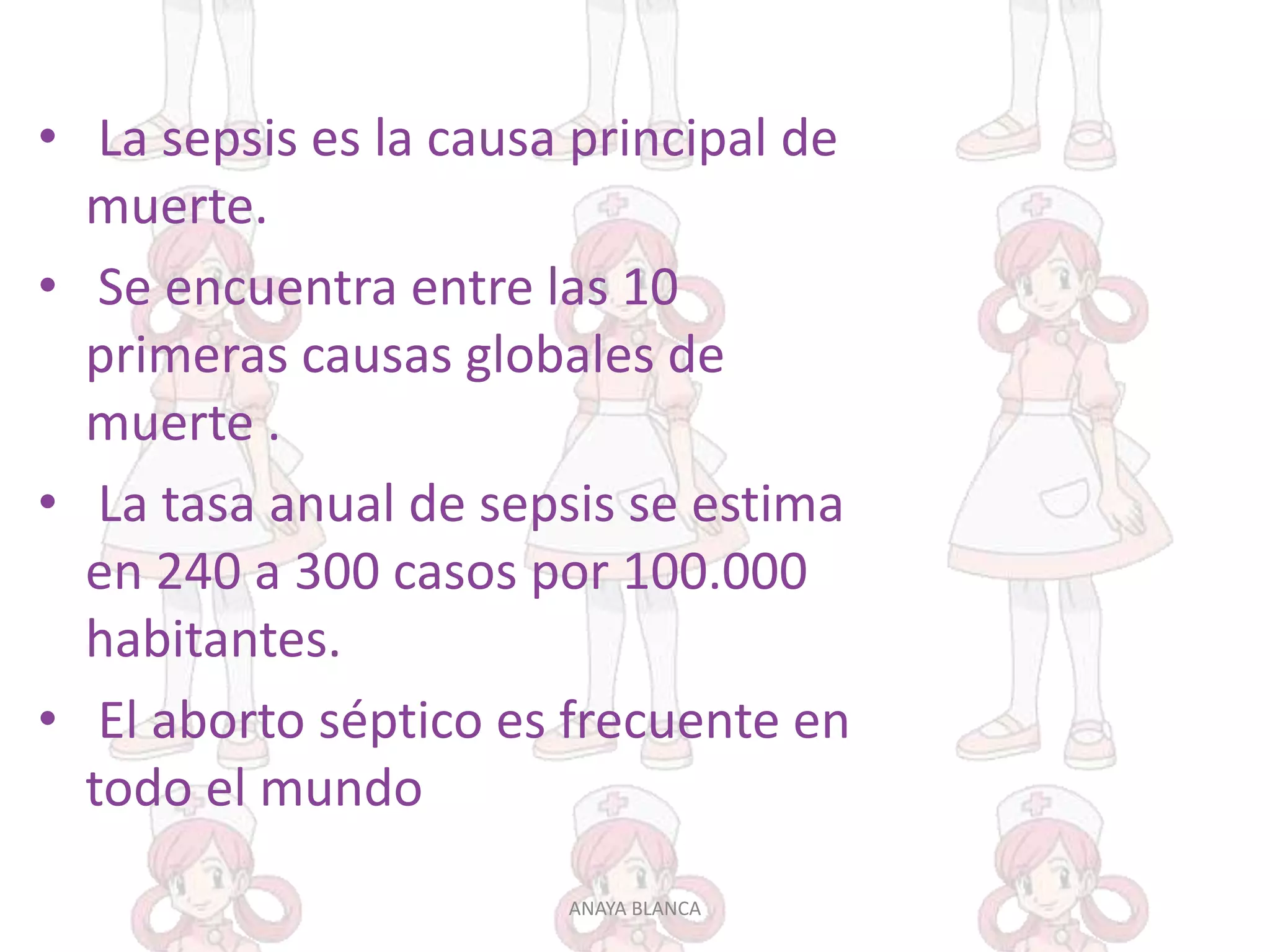 Shock por sepsis obstetrica | PPT