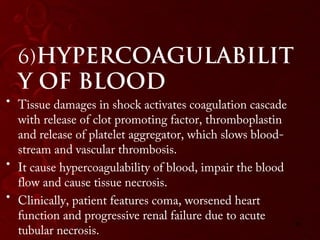 PATHOLOGY AND MANAGEMENT OF SHOCK | PPT