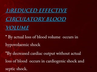 PATHOLOGY AND MANAGEMENT OF SHOCK | PPT