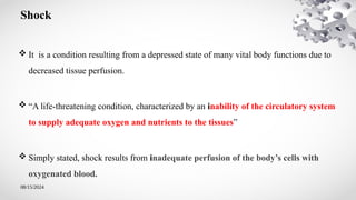 shock power point for healthcare students | PPTX