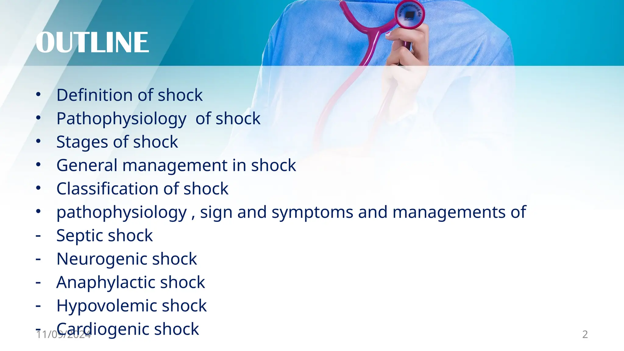 Definition ,classification, and managment of shock .pptx