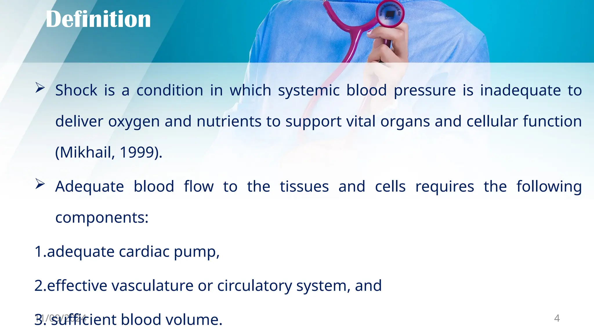 Definition ,classification, and managment of shock .pptx