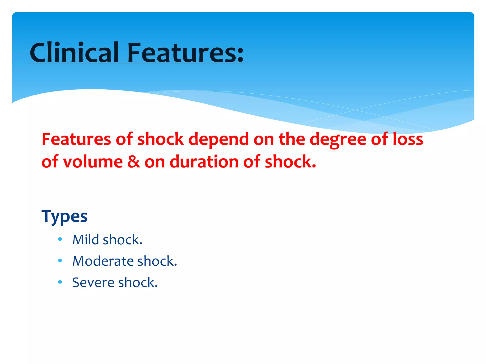 Shock its types and management | PPTX