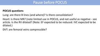 Shock, respiratory failure, and a chest xray | PPTX