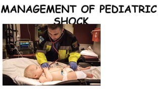 pediatric Shock management seminar ppt slide | PPTX