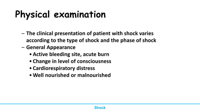 pediatric Shock management seminar ppt slide | PPTX