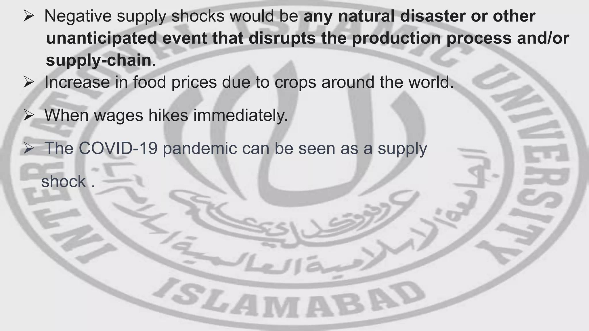 SHOCKS IN THE ECONOMY.pptx