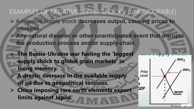 SHOCKS IN THE ECONOMY.pptx | Commodities | Economy