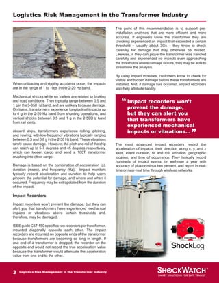 Why Transformers need ShockLog | PDF