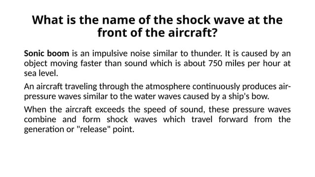 Shock Wave Types of booms Mach wave.pptx