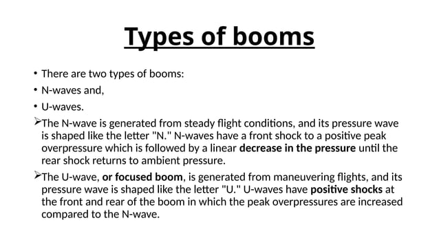 Shock Wave Types of booms Mach wave.pptx