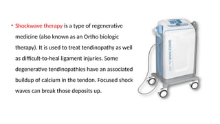SHOCKWAVE Diathermy or focused and radial swd.pptx