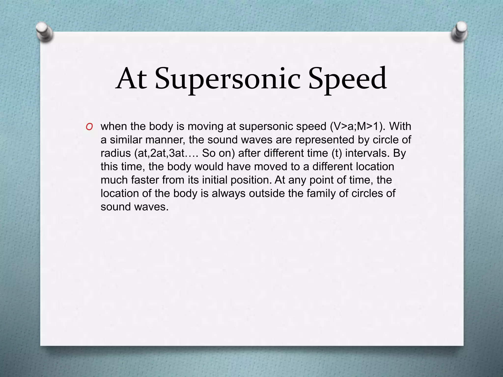 Mach Number and Shock waves | PPTX