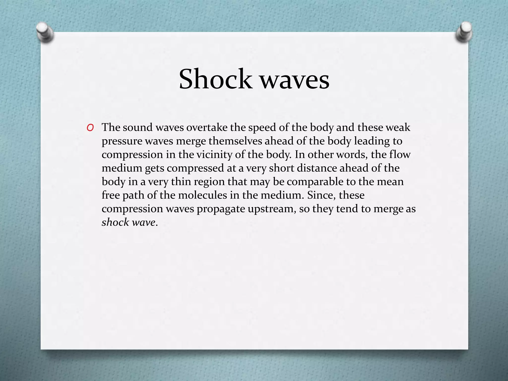 Mach Number and Shock waves | PPTX | Physics | Science