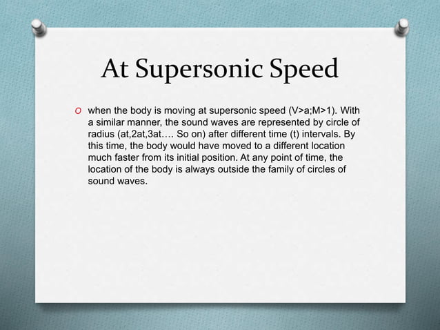 Mach Number and Shock waves | PPTX | Physics | Science