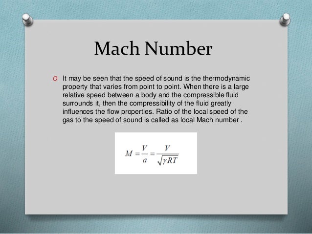 Mach Number and Shock waves