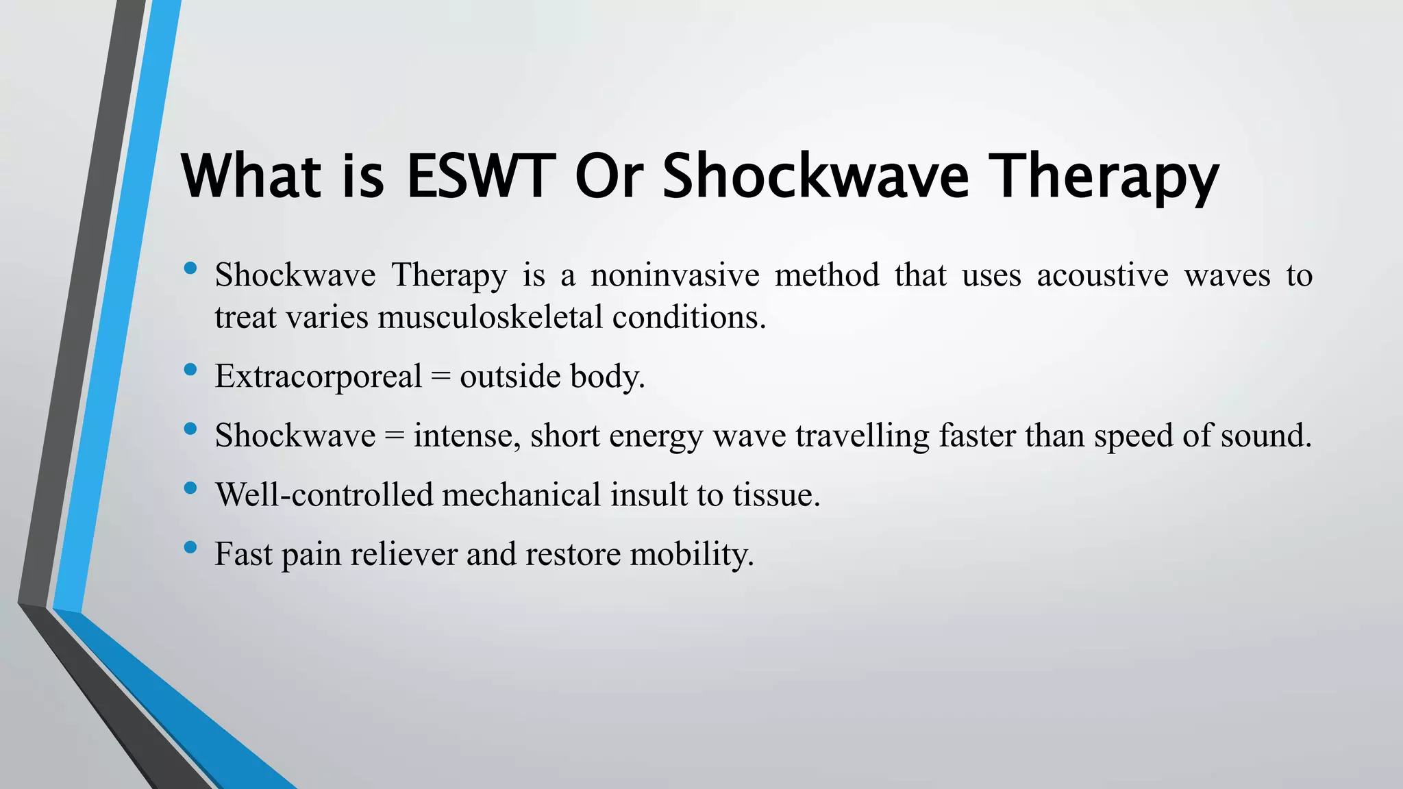 Shockwave therapy | PPTX