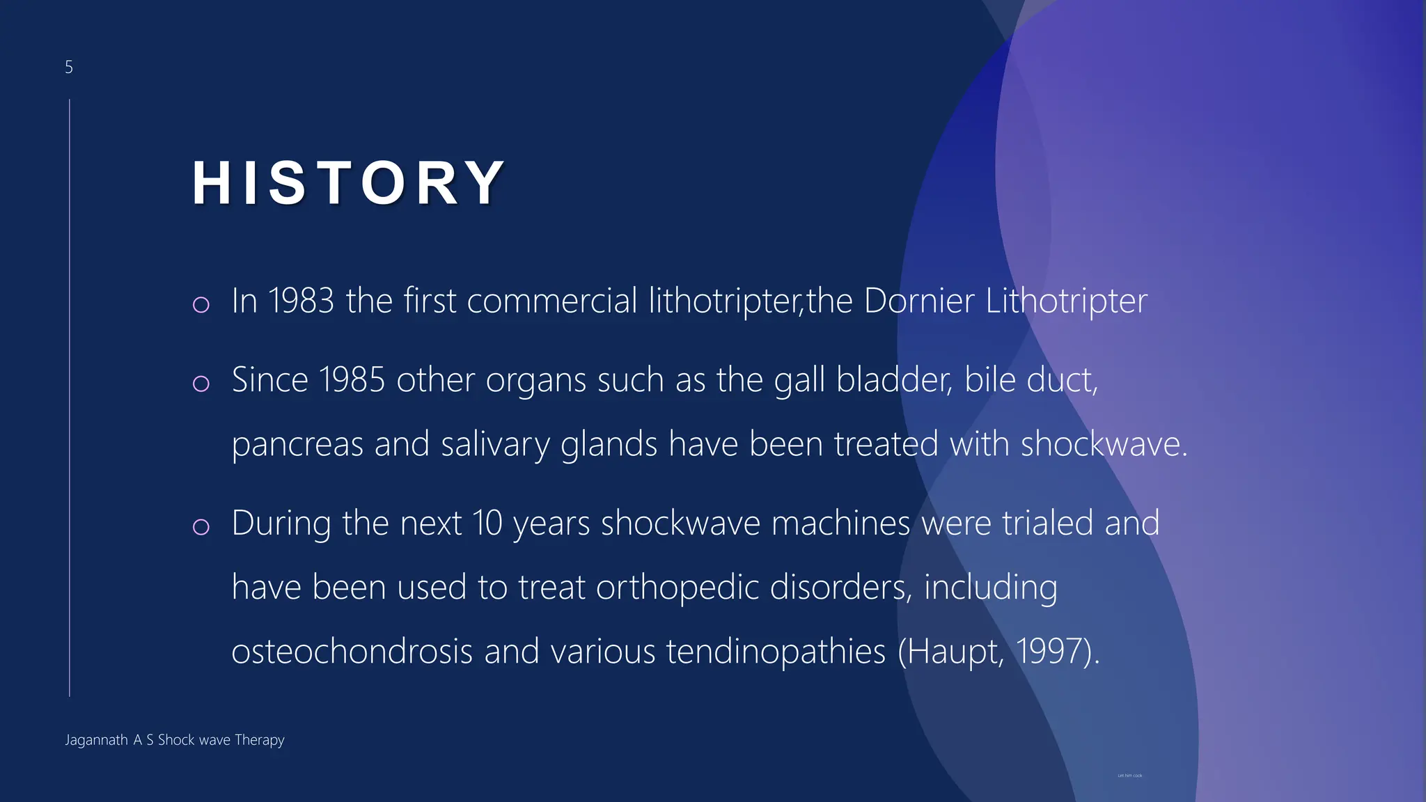 Shockwave therapy Animated presentation | PPTX