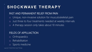 Shockwave therapy Animated presentation | PPTX