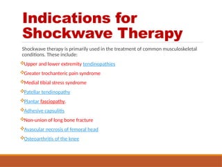 Shockwave Therapy in faster recovery.pptx