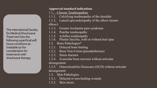 Shock wave therapy (swt) | PPTX