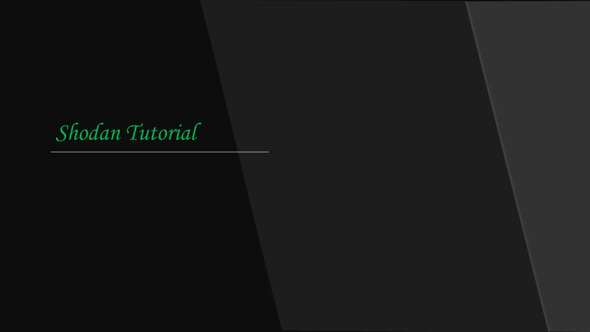what is shodan a full presentation pptx | PPTX