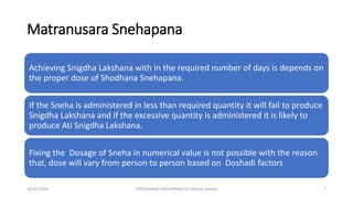 Shodhanagha snehapana.pptx Dr Akshay Shetty | PPTX