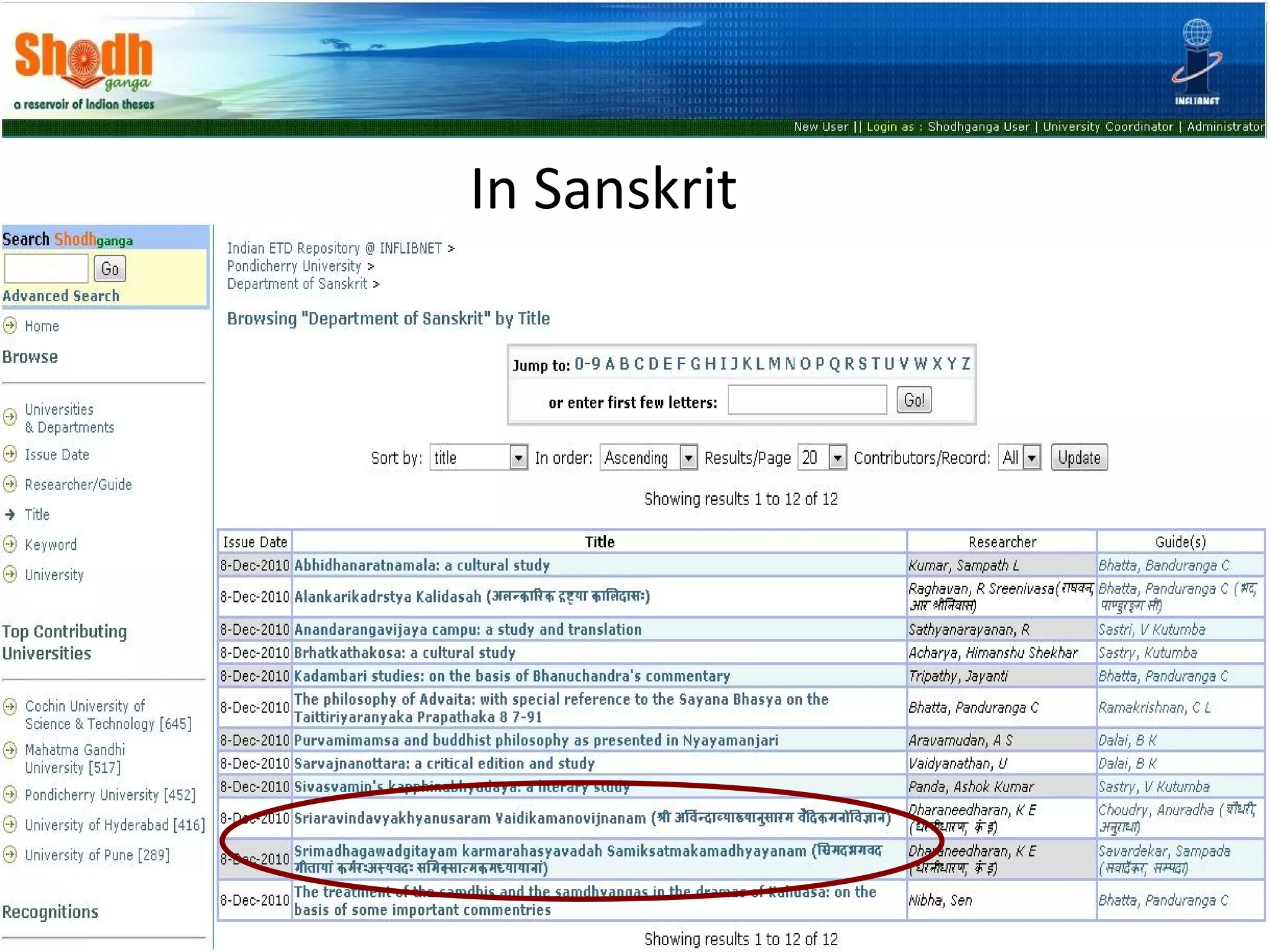 Shodhganga: a National Repository of Indian Electronic Theses and ...