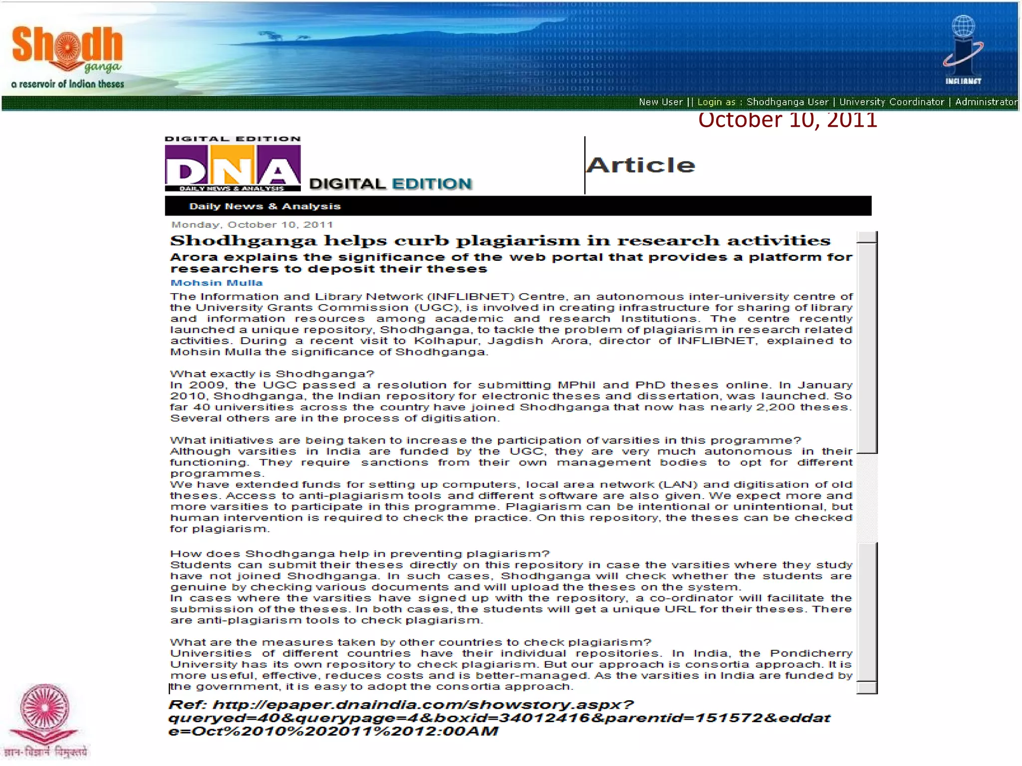 Shodhganga: a National Repository of Indian Electronic Theses and ...