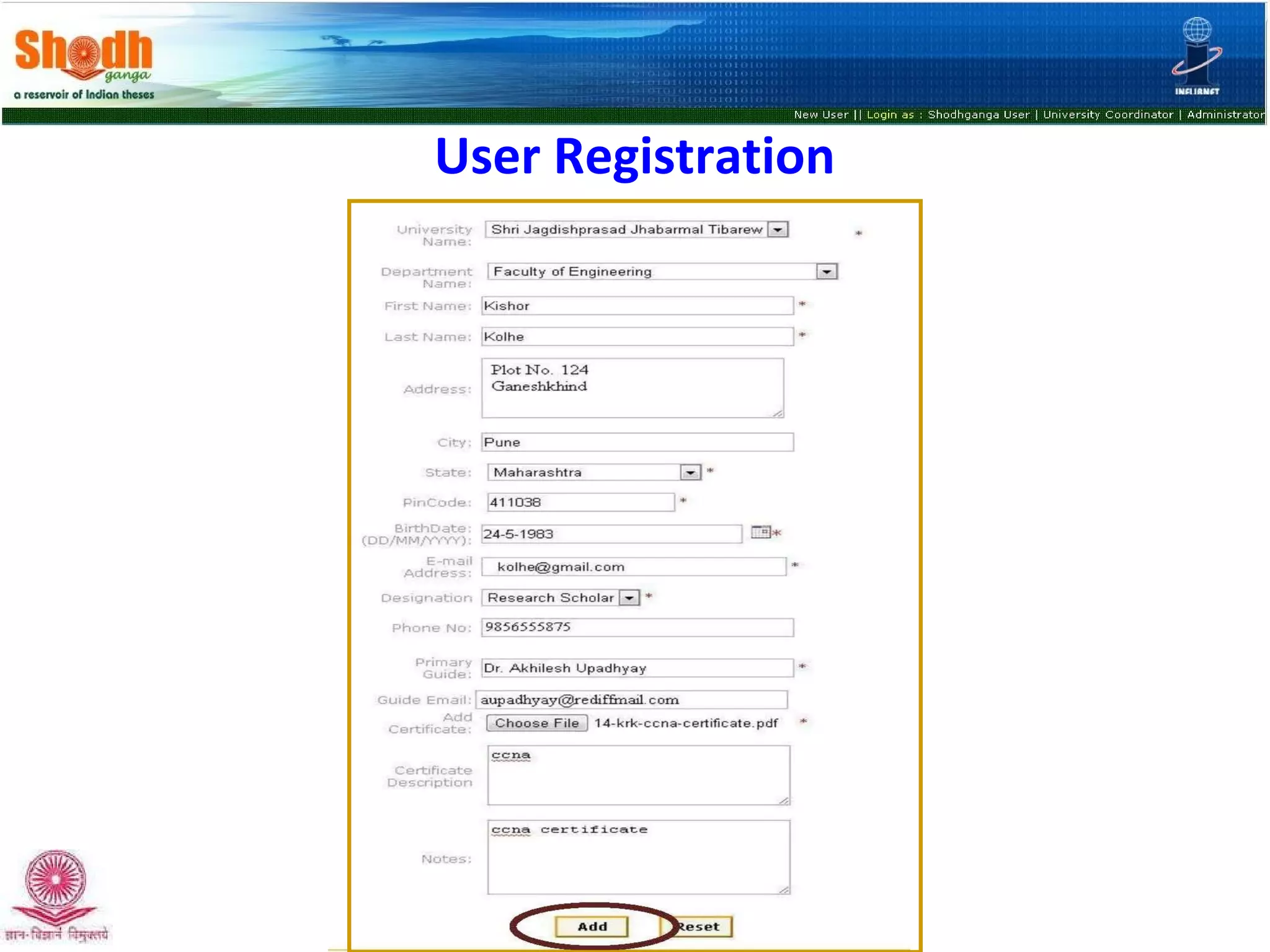 Shodhganga: a National Repository of Indian Electronic Theses and ...
