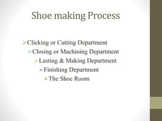 Shoe Technology | PPT | Free Download