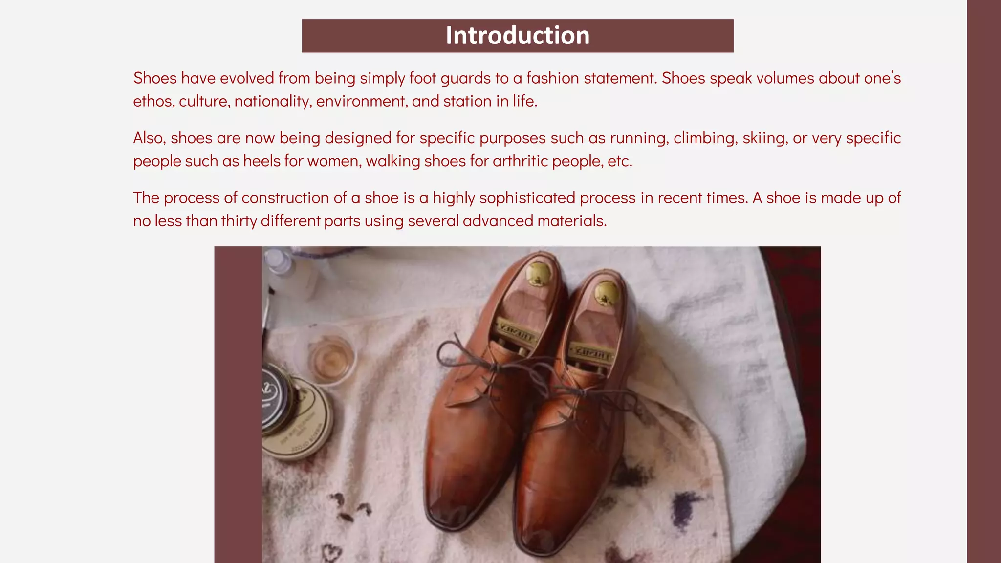 Anatomy Of Men's Leather Shoes | PPT