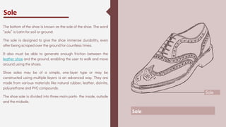 Anatomy Of Men's Leather Shoes | PPTX