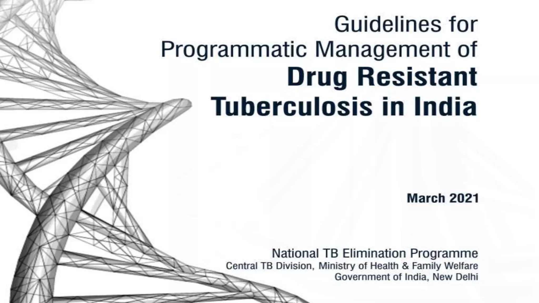 New guidelines for Tuberculosis treatment (NTEP) | PPTX