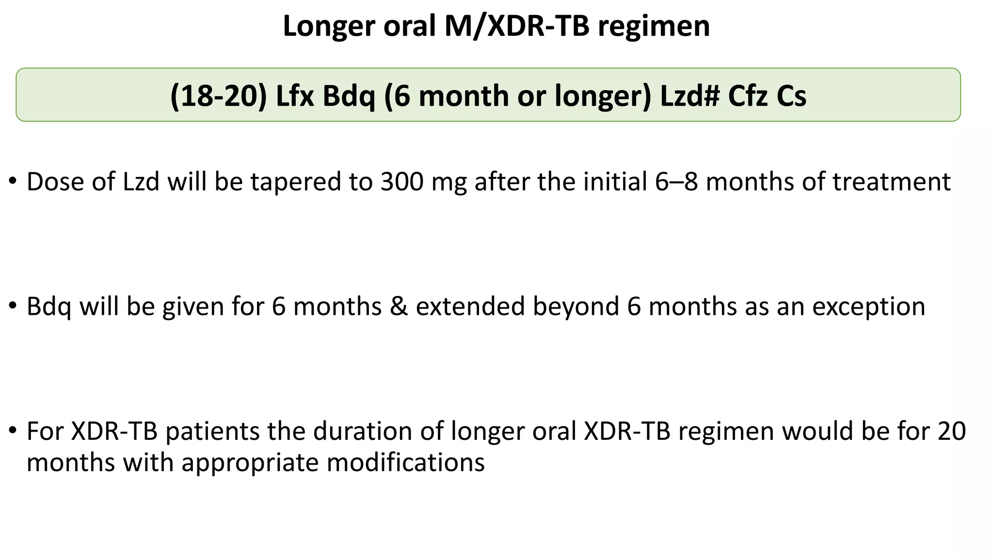 New guidelines for Tuberculosis treatment (NTEP) | PPTX