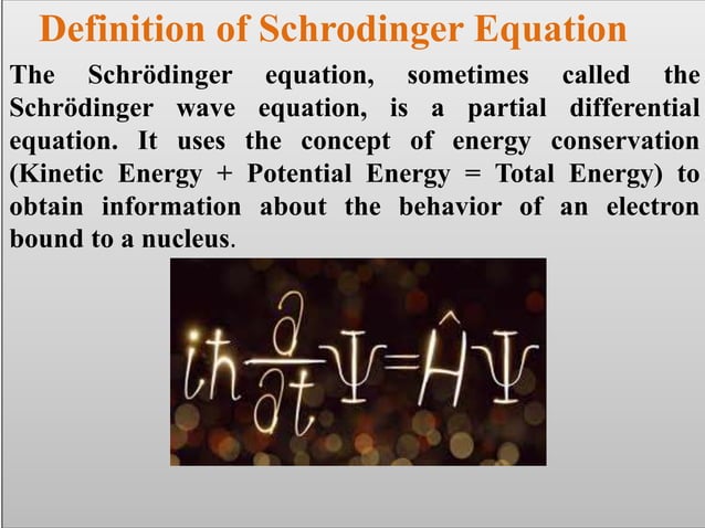 Schrodinger equation.pptx