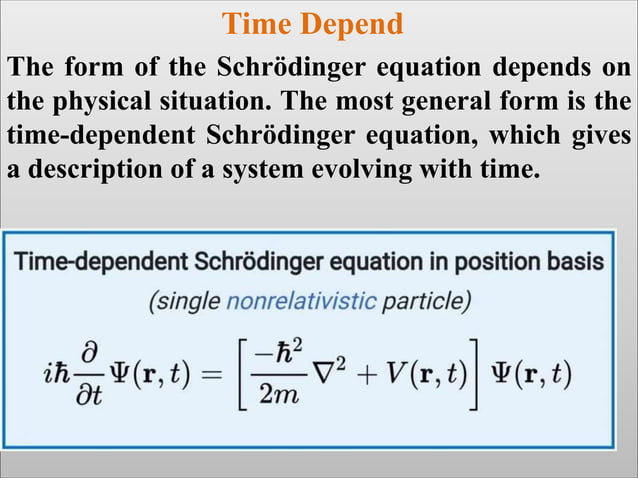 Schrodinger equation.pptx