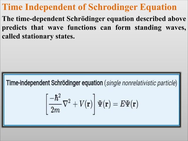 Schrodinger equation.pptx