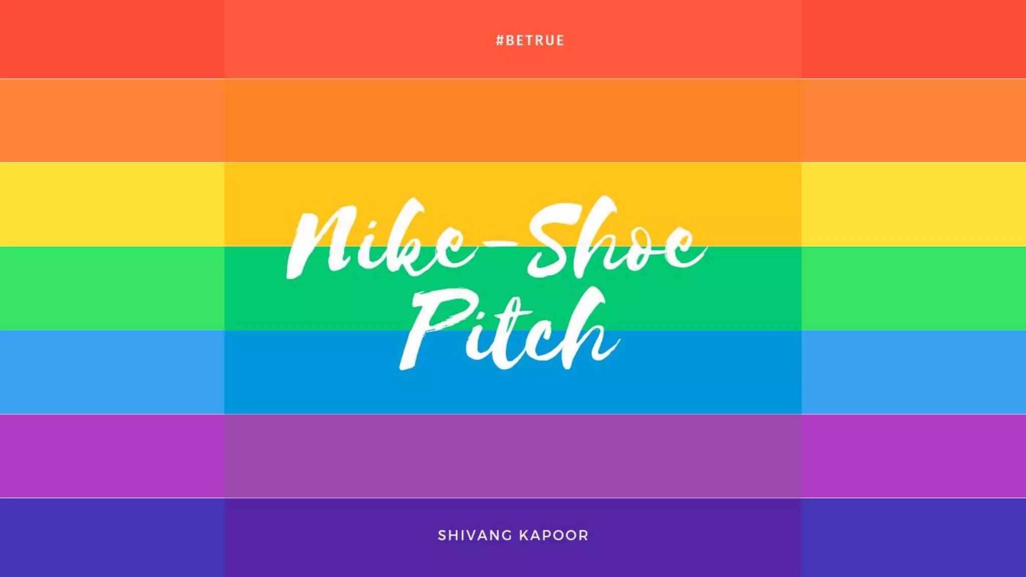 Shoe pitch nike shivang | PPTX