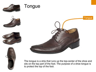 Parts of a Shoe | PPT