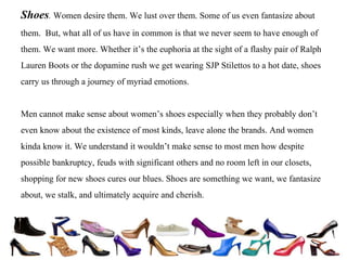 Shoes do talk…listen!! | PPT