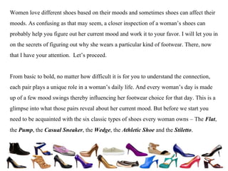 Shoes do talk…listen!! | PPTX
