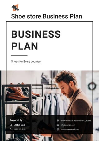 Shoe Store Business Plan Example | Upmetrics | PDF