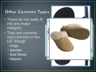 Shoe Types and Anatomy | PPT