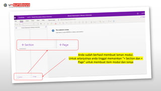 Praktik membuat e-modul "Microsoft Team" | PDF