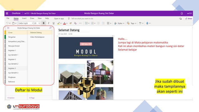 Praktik membuat e-modul "Microsoft Team" | PDF
