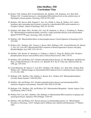 John Shoffner MD C.V. May 2018 | PDF